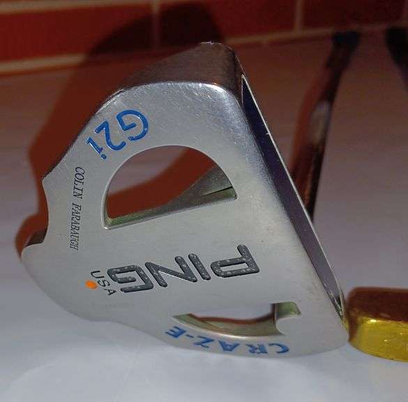 Ping and Bullseye putters - Mark Van Hook, Auctioneer