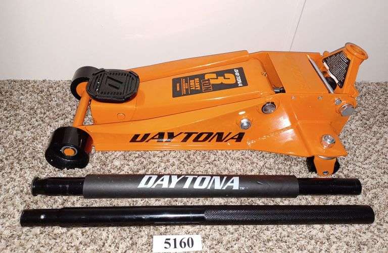 Daytona 3 ton heavy duty high performance floor jack, working well ...