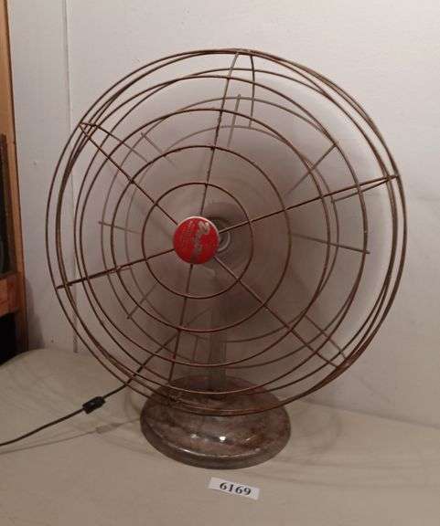 Vintage Dayton Industrial fan, working. - Mark Van Hook, Auctioneer