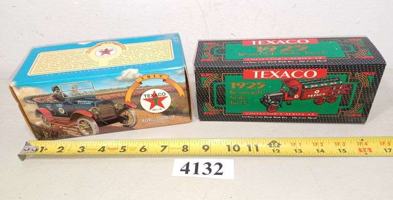 (2) ERTL diecast Texaco collector trucks in boxes - Mark Van Hook ...