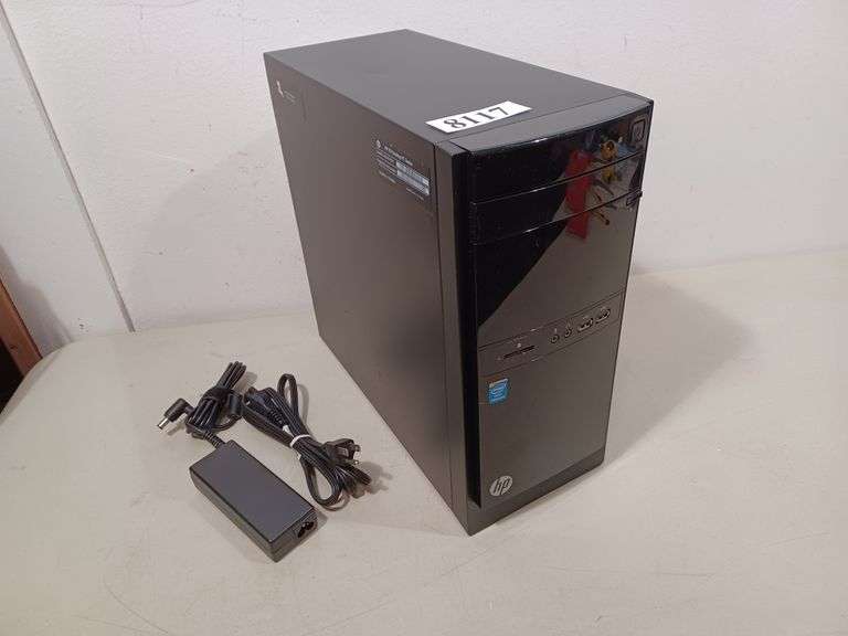 HP 110 Desktop Windows 10 PC with power supply - Mark Van Hook, Auctioneer