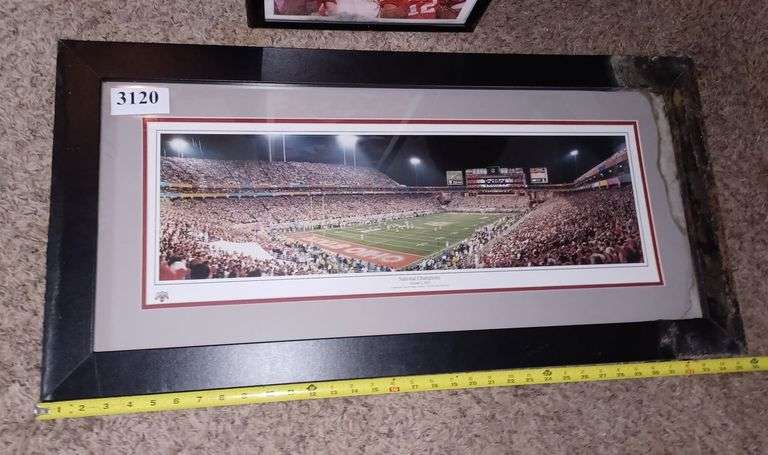 Framed 2003 and 2014 Ohio State football National Championship ...