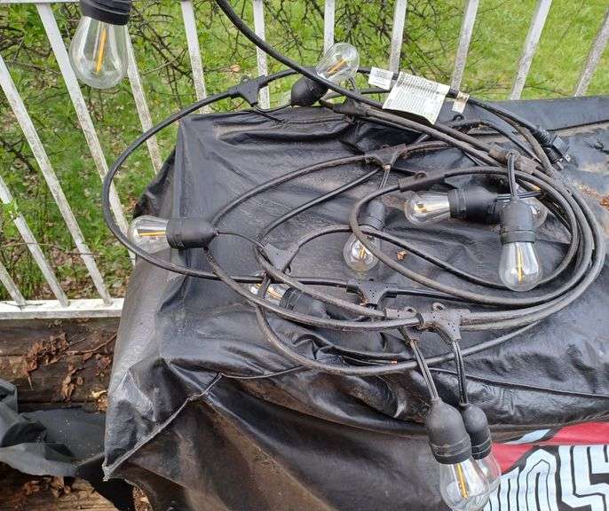 Set of outdoor lights, timer, Etc. - Mark Van Hook, Auctioneer