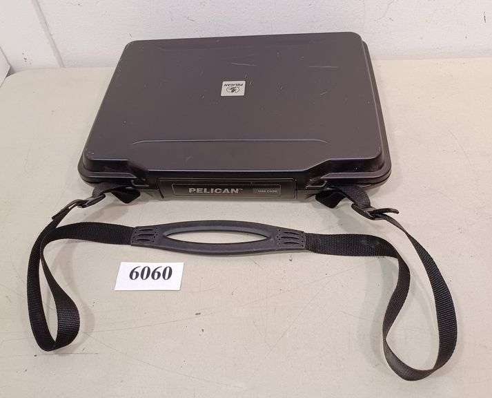 Pelican laptop case with shoulder strap - Mark Van Hook, Auctioneer