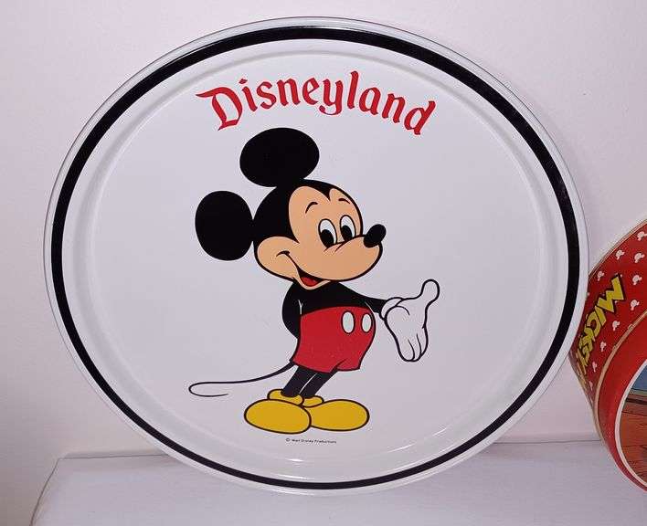 Disneyland metal round tray, Disney tins, Disney pins - Mark Van Hook ...