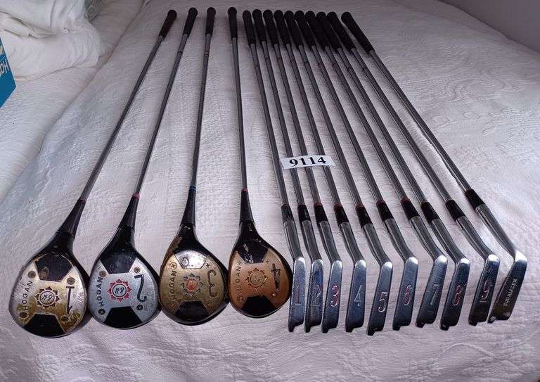 Complete Ben Hogan set including woods 1 through 4 and irons 1 through ...