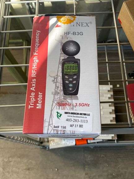 TRIPLE AXIS RF/HIGH FREQUENCY METER - North American Auction LLC