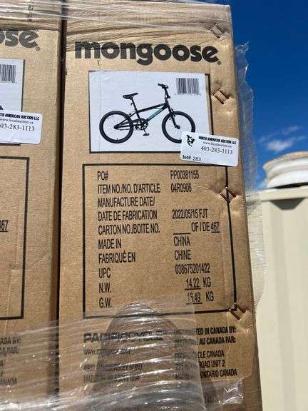 MONGOOSE INVERT 90 FREESTYLE BMX BIKE WITH 4 PEGS AND 360° CABLE ...
