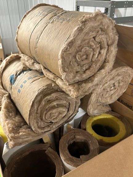 Various rolls of insulation & metal rack frame - Ness Bros Realtors ...
