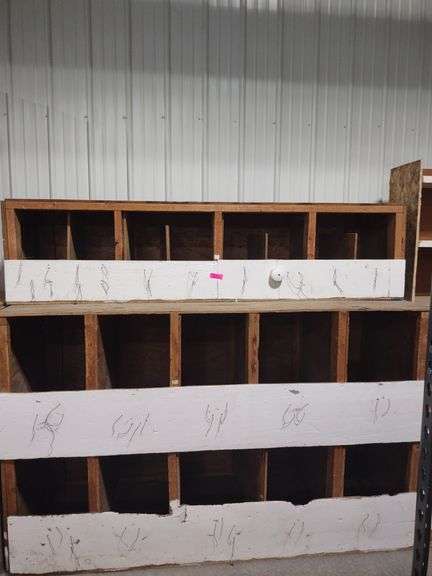 Wood storage cubby - Ness Bros Realtors & Auctioneers