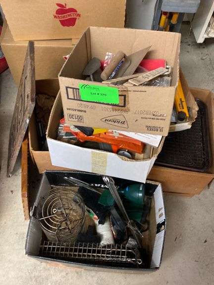 Misc. Boxes with contents - Ness Bros Realtors & Auctioneers