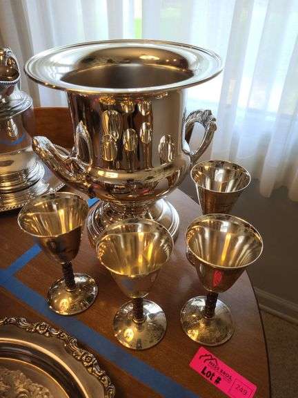 Silver Bottle Service Bucket & Glasses - Kitchen - Ness Bros Realtors ...