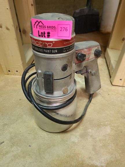 Electro Rotary Airless Paint Gun - Ness Bros Realtors & Auctioneers