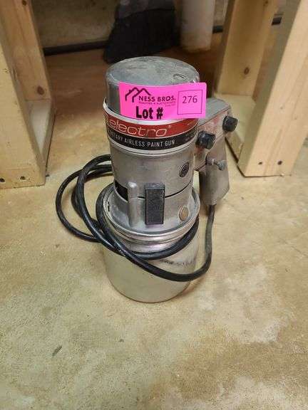 Electro Rotary Airless Paint Gun - Ness Bros Realtors & Auctioneers