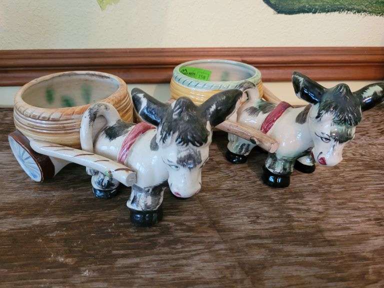 Made in Japan Donkey Statues - Ness Bros Realtors & Auctioneers