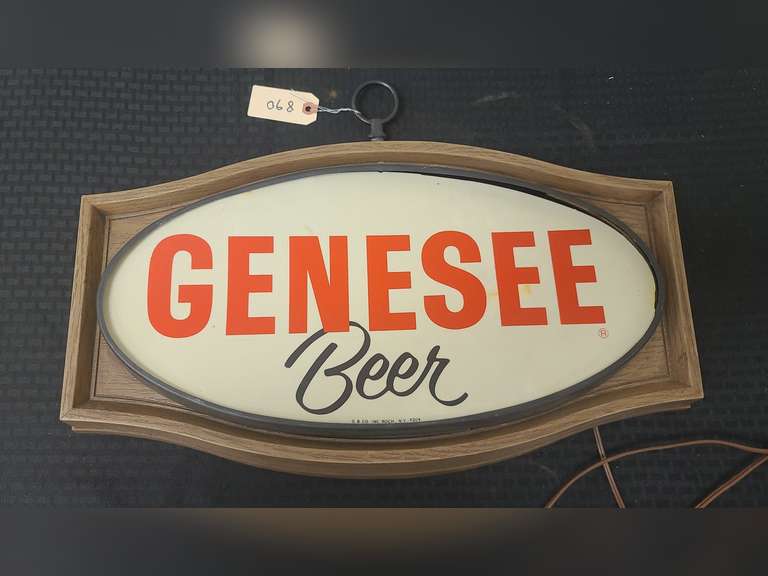 Genesee Beer sign, Approx. 22" x 16"