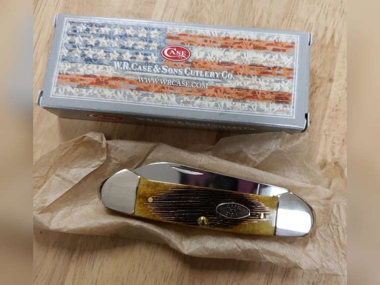 Case xx no. 25156 antique bone barn board jig canoe