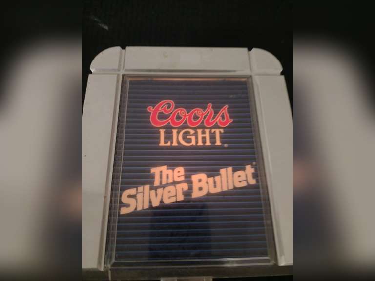 Coors Light-The Silver Bullet light up sign - Northern Kentucky Auction ...