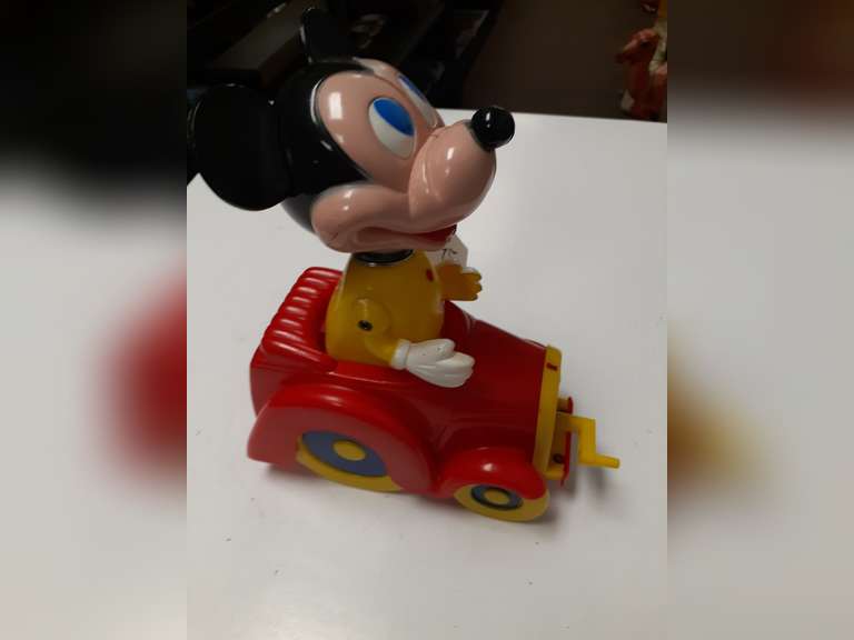 1965 Walt Disney Productions Mickey Mouse Wind Up Toy Car - in working ...
