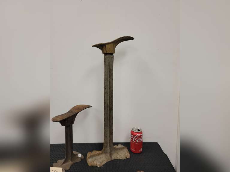 Vintage Cast Iron Cobbler's Shoe Anvils