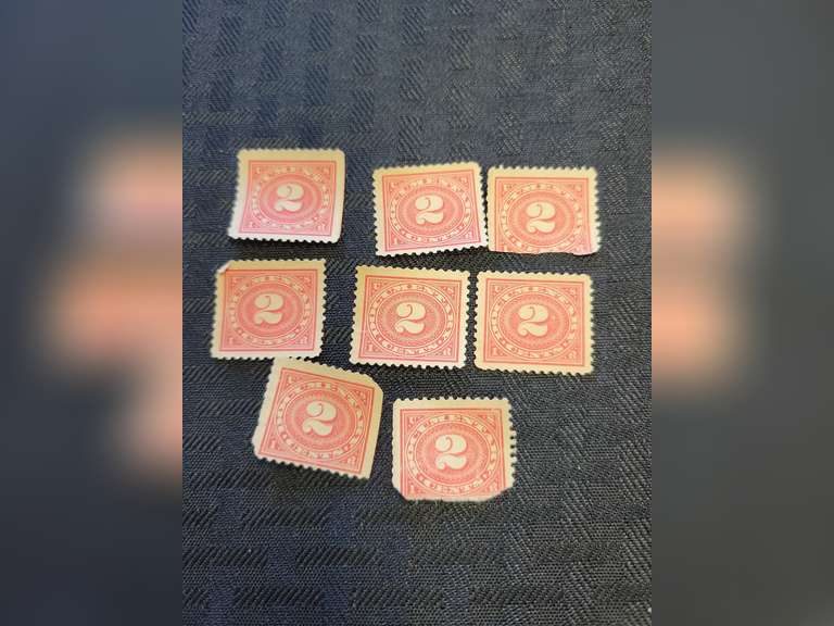 US Documentary - Red Color Ink Carmine, Issues 1917- 1933 Revenue ...