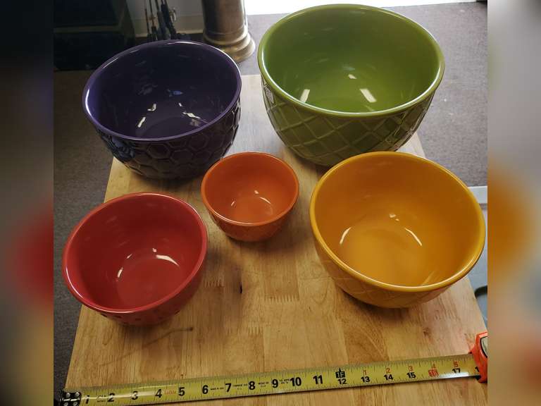 SCM Designs Nesting Bowls - Set of 5 - Northern Kentucky Auction, LLC