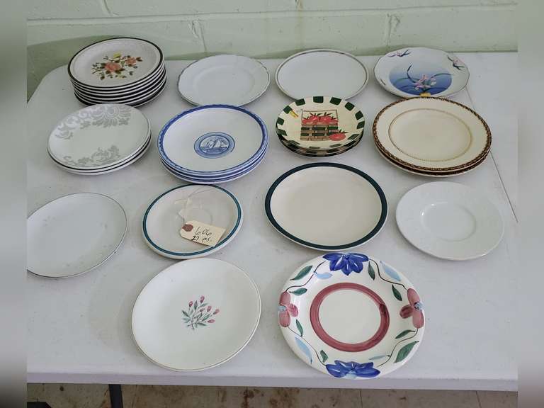 Assorted Salad/Dessert Plates and Saucers- See All Photos for Markings