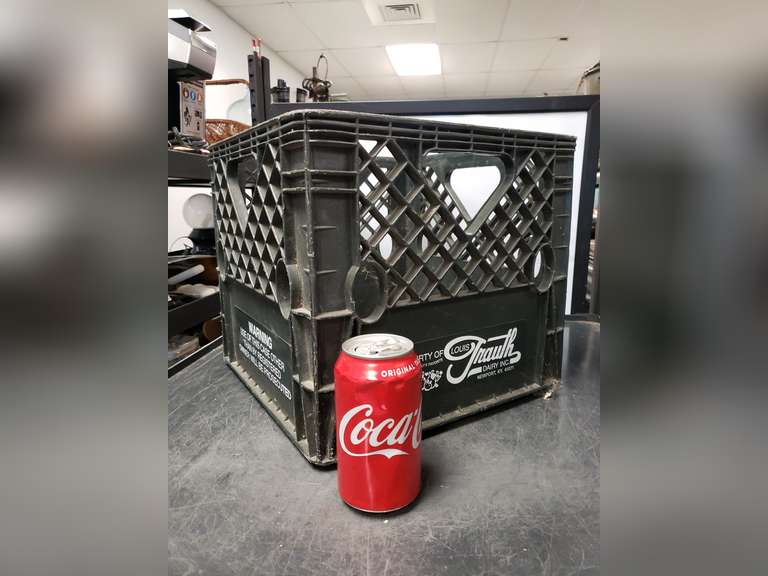 Louis Trauth plastic milk crate - Northern Kentucky Auction, LLC