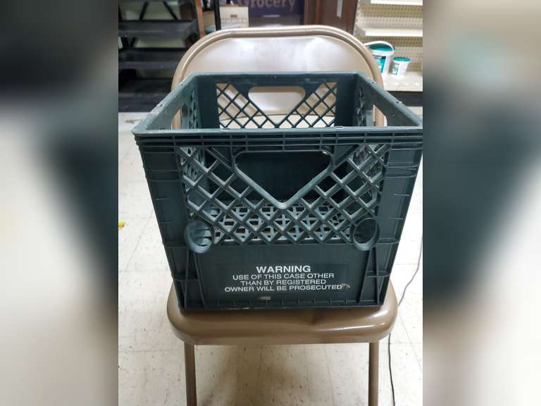 Louis Trauth Dairy Inc, Newport, Kentucky Plastic Milk Crate
