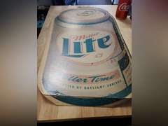 Miller Lite Poster - Bottom is Bent 13" x 20"
