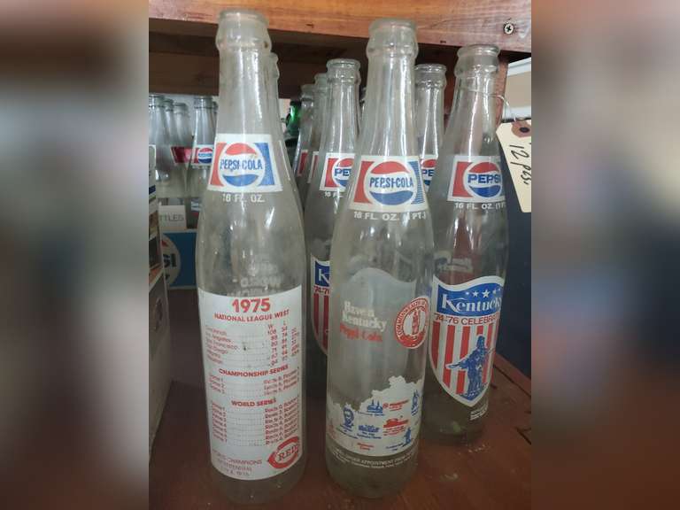 Pepsi-Cola Bottles - Kentucky 74-76 Celebrations and 2 - 1975 World ...