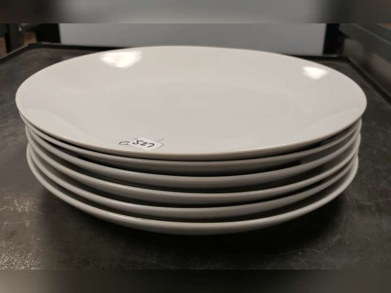 12in Plain white ceramic plates for crafting. New stock. - Northern ...