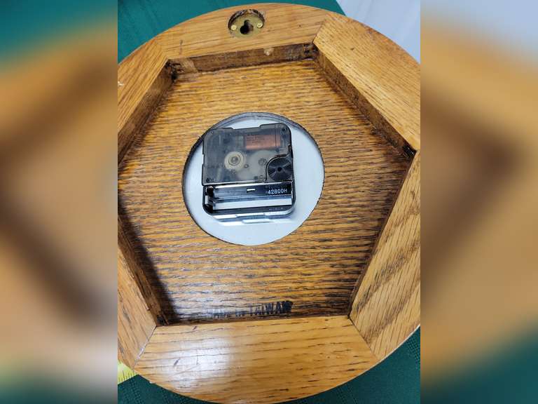 Acu-Rite Outdoor Thermometer and Quartz Ship's Clock Wall Clock