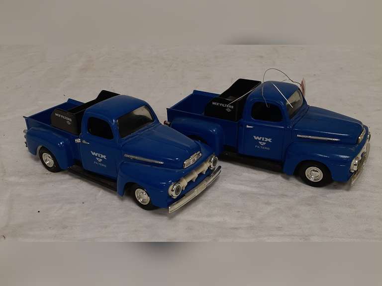 Ertl Replica 1951 Ford Pickup Trucks w/ WIX Filters Dana Decals (2)