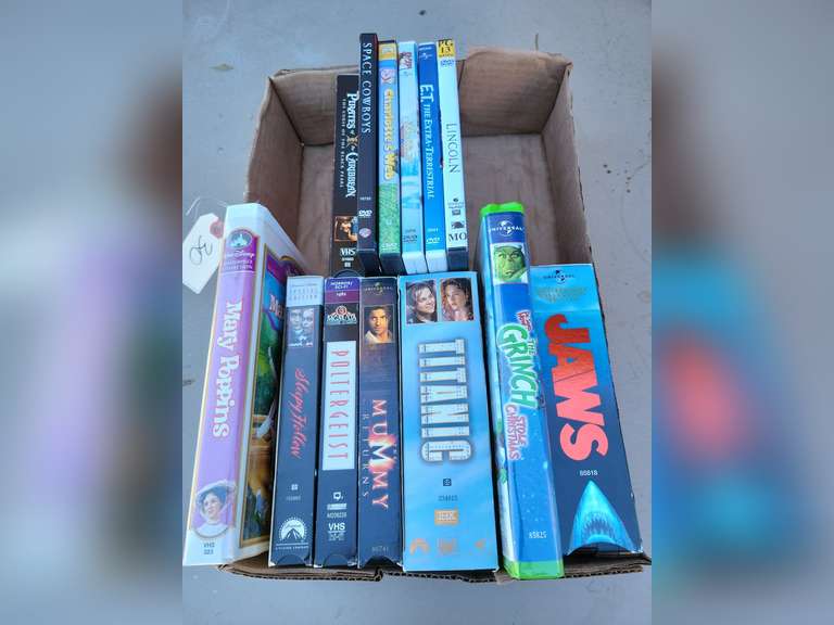 VHS Tapes and DVDs - See Photos - Northern Kentucky Auction, LLC