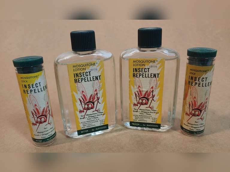 Mosquitone lotion insect repellent-original content-original labels ...