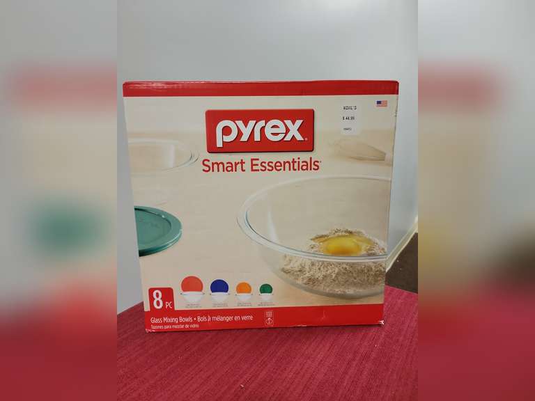 Pyrex Smart Essentials 8 Piece Mixing Bowl Set - Northern Kentucky ...