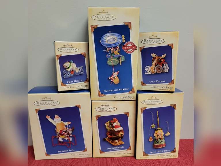 2000-2004 Hallmark Keepsake Ornaments Snowball & Tuxedo, Raggedy Ann ...