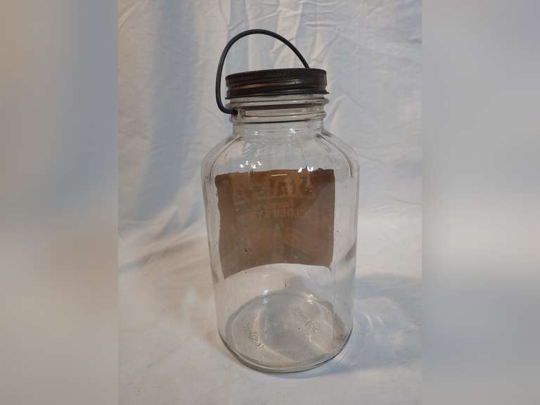 Staley's syrup jar