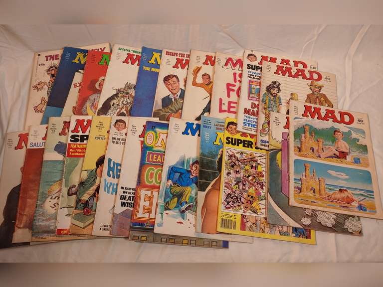 1970s Mad Magazines-various conditions - Northern Kentucky Auction, LLC