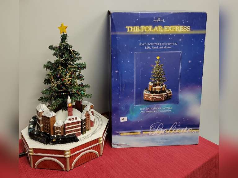 Hallmark "The Polar Express" Table Decorations - Working When Tested