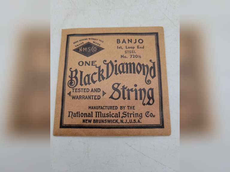 Black Diamond Banjo Strings and Fender .038 Nickel Wound Strings ...