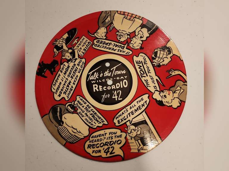 Black Americana 1942 Recordio record disc advertising - Northern ...