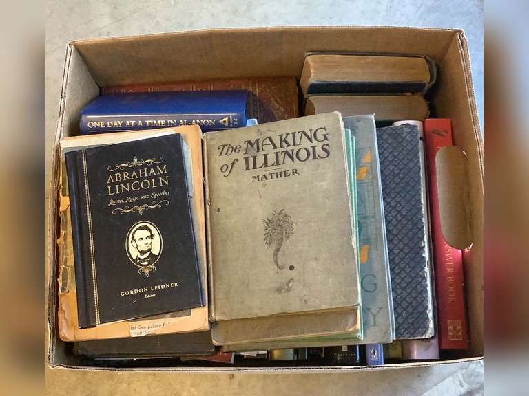 One box lot of books. Various topics and authors. - Northern Kentucky ...