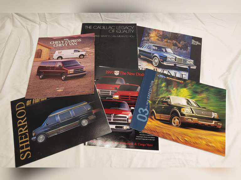Car Brochures, 1980s and '90s