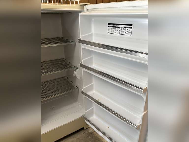 Upright freezer- 55”x28”x28”-tested and working- bring your own ...