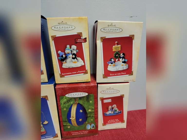 2000-2004 Hallmark Keepsake Ornaments Snowball & Tuxedo, Raggedy Ann ...