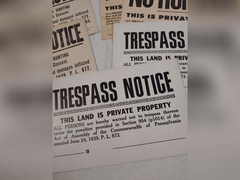 1930s Paper signs - Northern Kentucky Auction, LLC