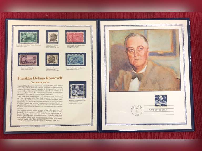 Franklin Delano Roosevelt Commemorative Stamps