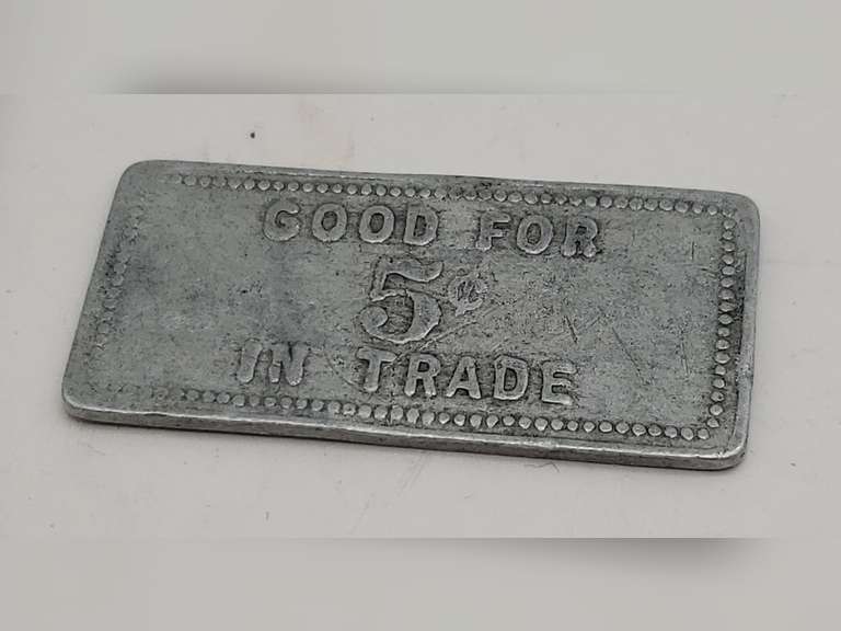 Group of U.S. Billiard Hall Tokens (Good for Vintage Tokens) - Northern ...